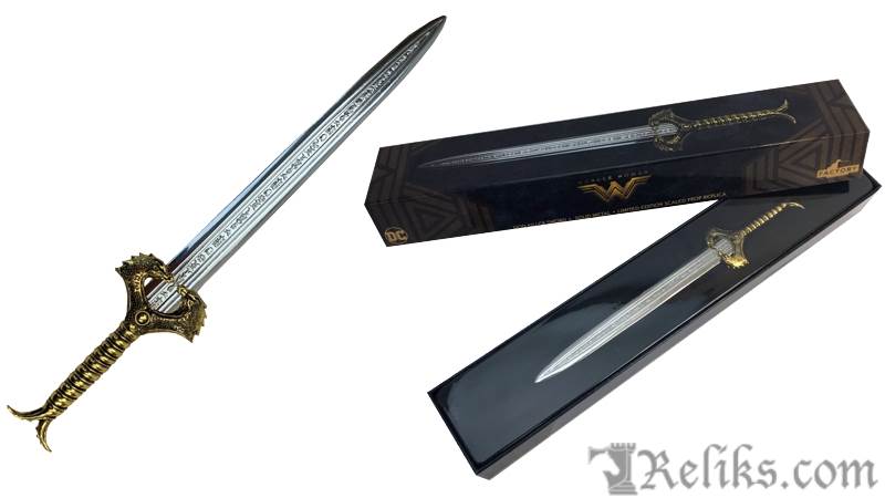 Wonder Woman - God Killer Scaled Prop Replica Sword - Letter Openers ...